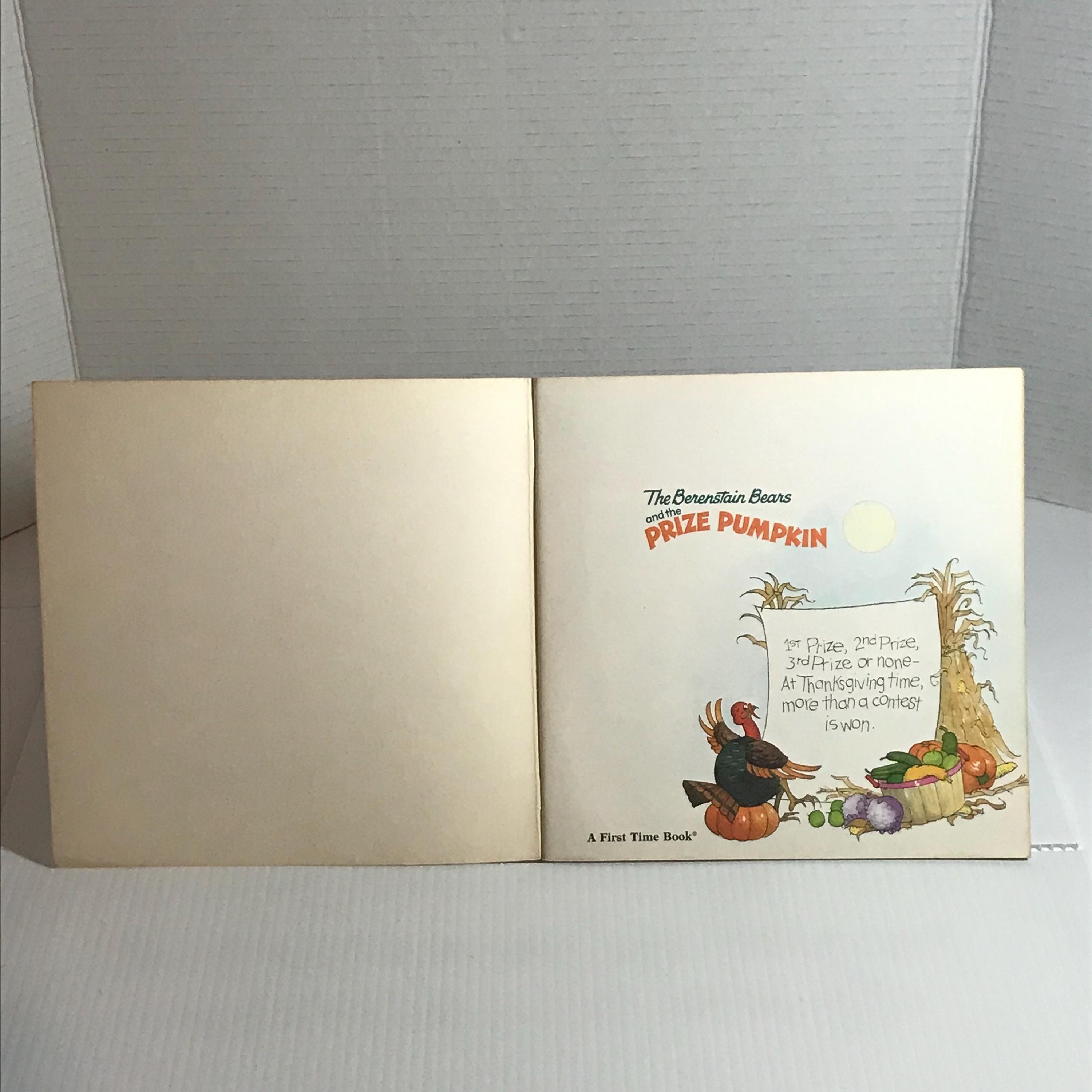 Vintage 1990 the Berenstain Bears and the Prize Pumpkin Paperback ...