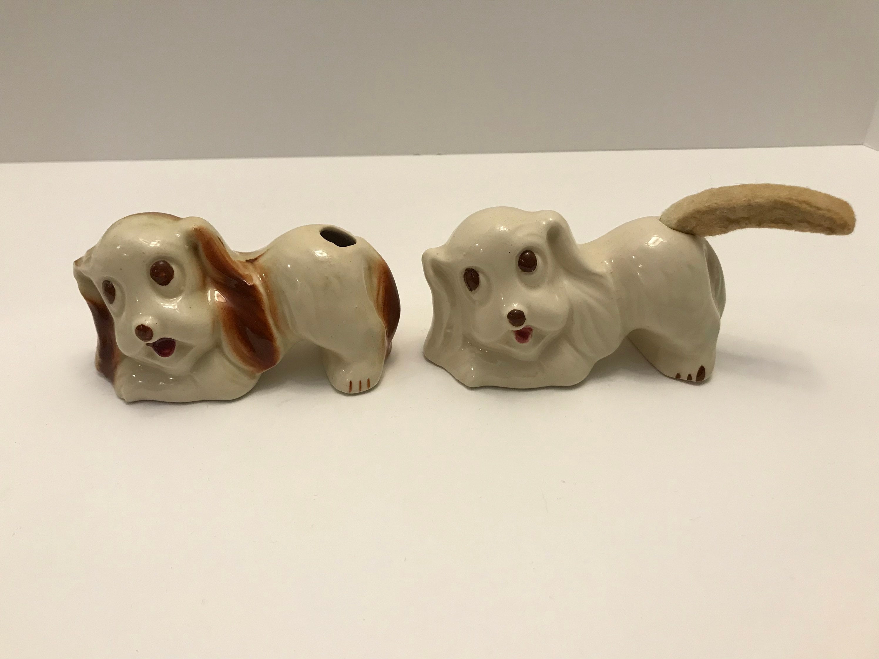 Vintage Pair of Cocker Spaniel Dog Pen Holders | Etsy