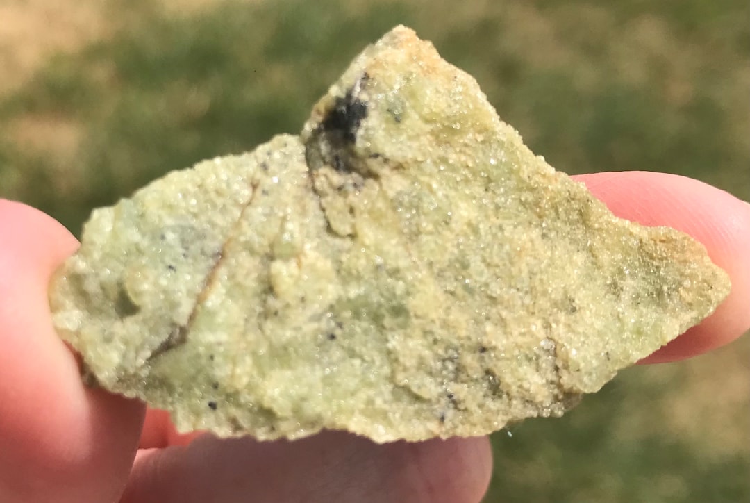 Forsterite With Chromite Mineral Specimen From Fork Mine Area Day Book ...