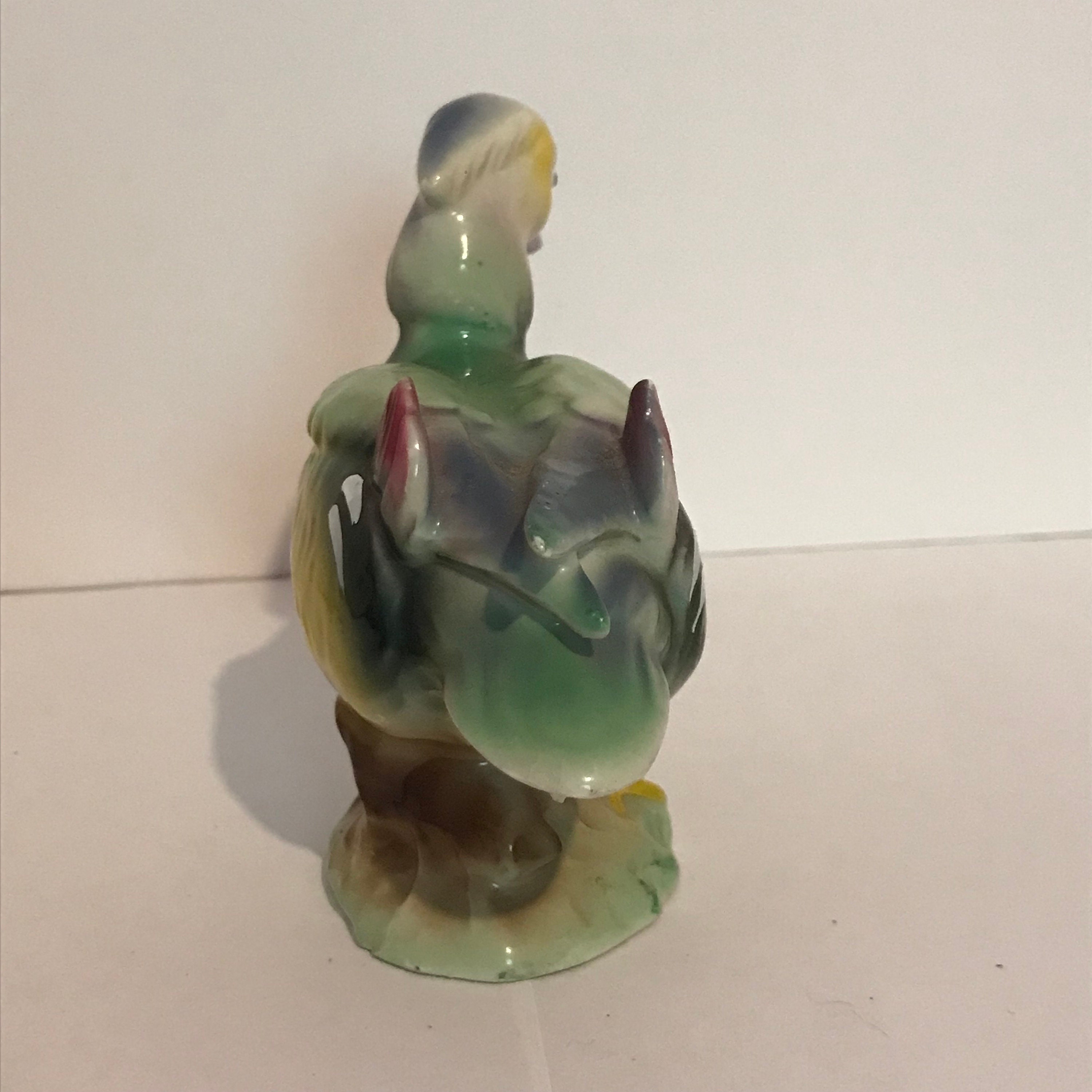 Vintage Colorful Pastel Duck Bird Figurine - Etsy