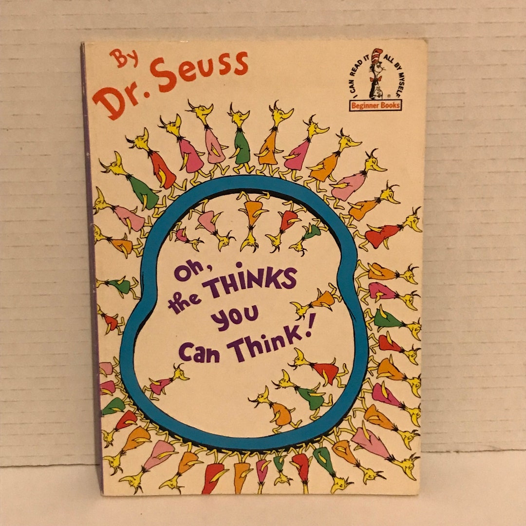 Vintage 1975 Dr. Seuss Oh, the Thinks You Can Think Paperback Children ...