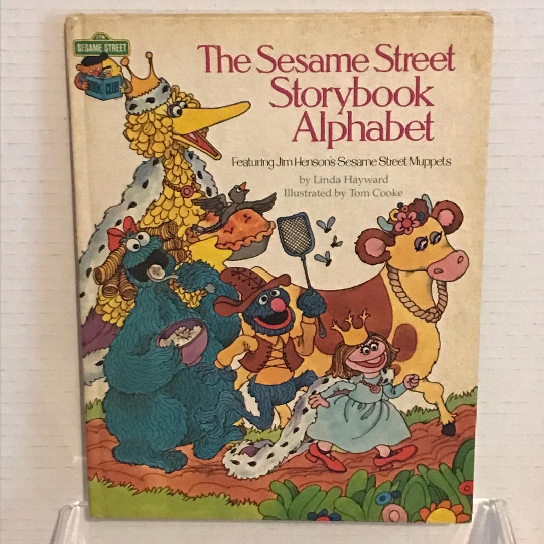 Vintage 1980 the Sesame Street Storybook Alphabet Children's Book ...