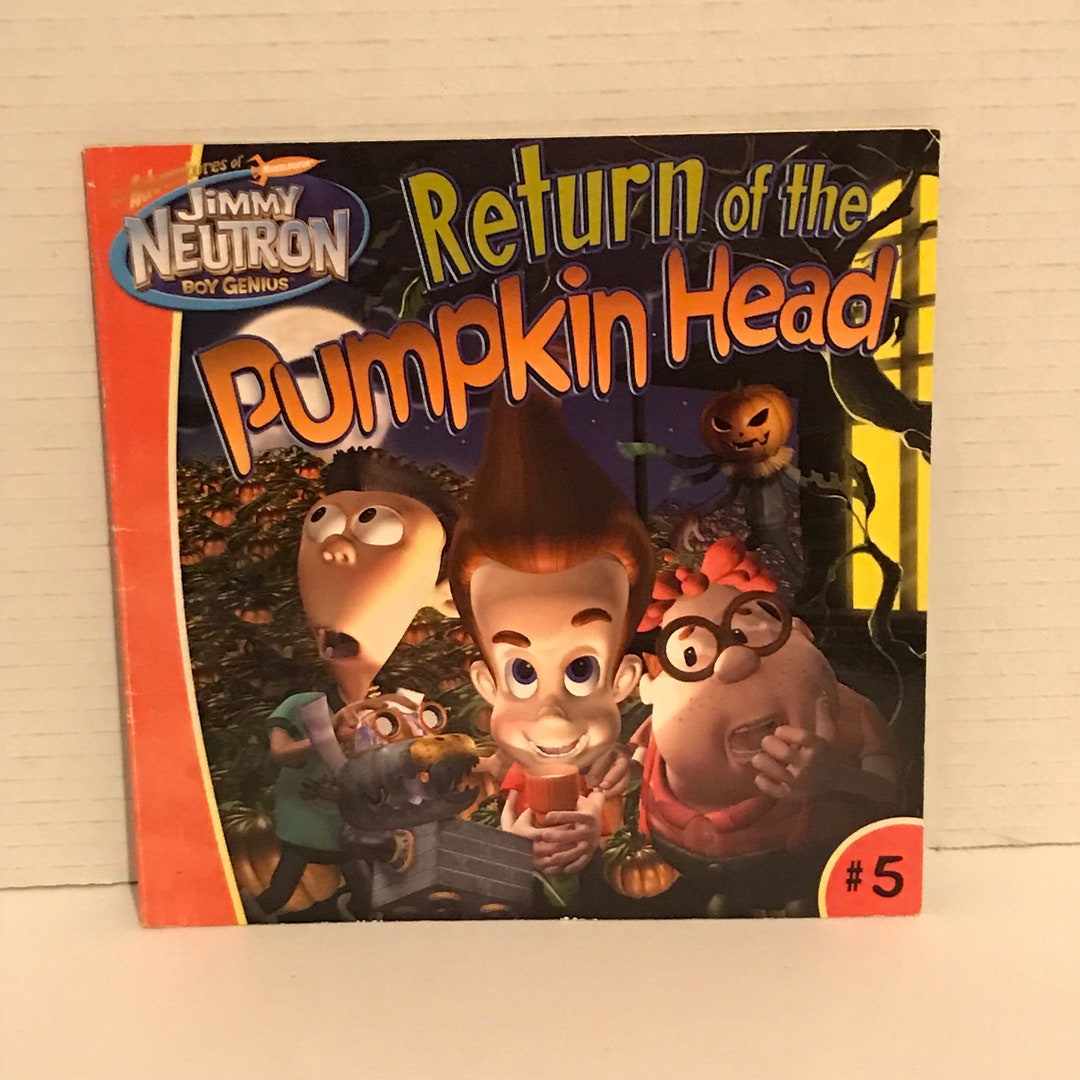 Vintage 2005 Nickelodeon Jimmy Neutron Boy Genius Return of the Pumpkin ...
