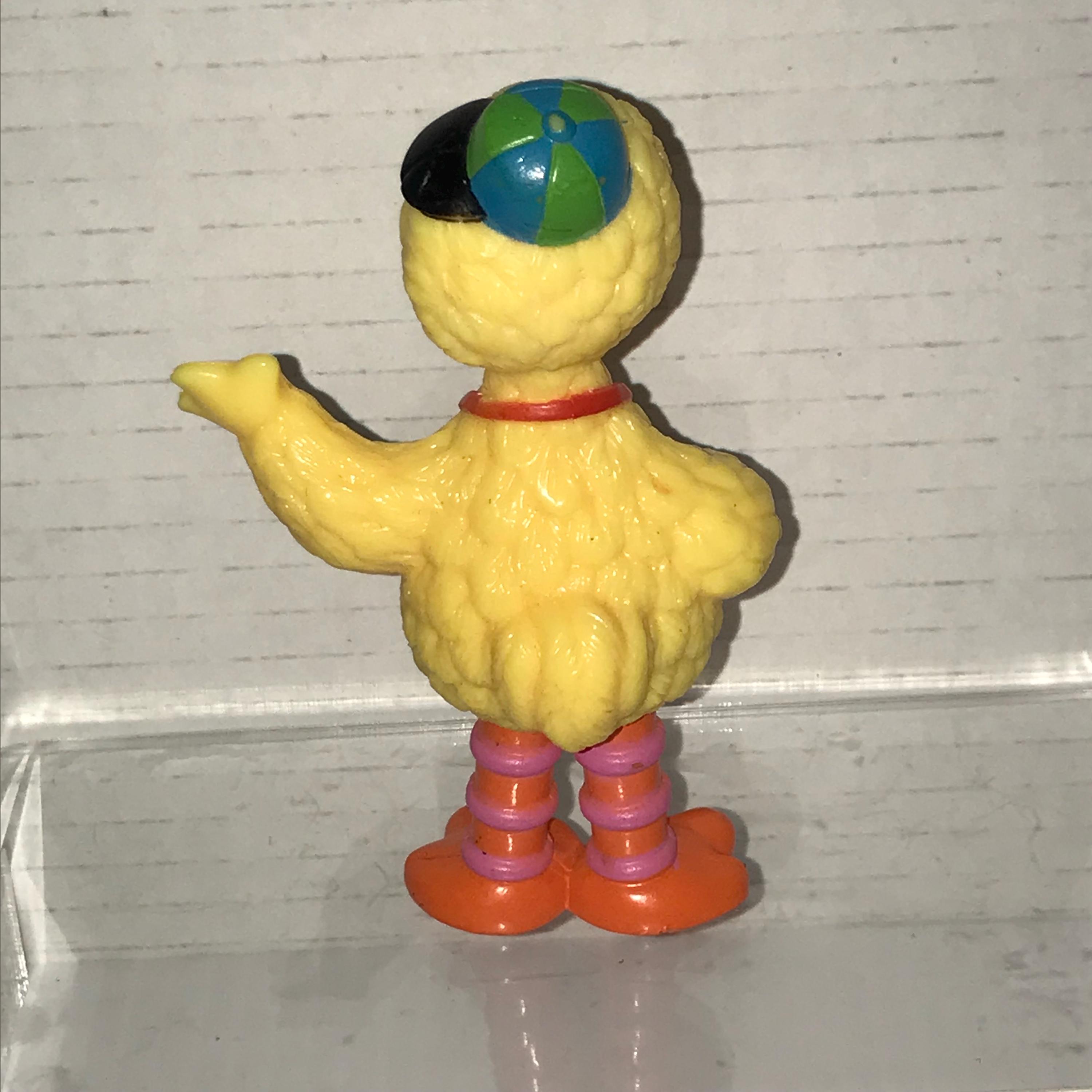 Vintage 1980s Big Bird With Binoculars Sesame Street Miniature PVC ...