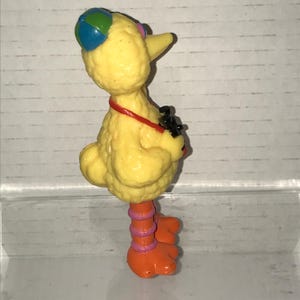 Vintage 1980s Big Bird With Binoculars Sesame Street Miniature PVC ...