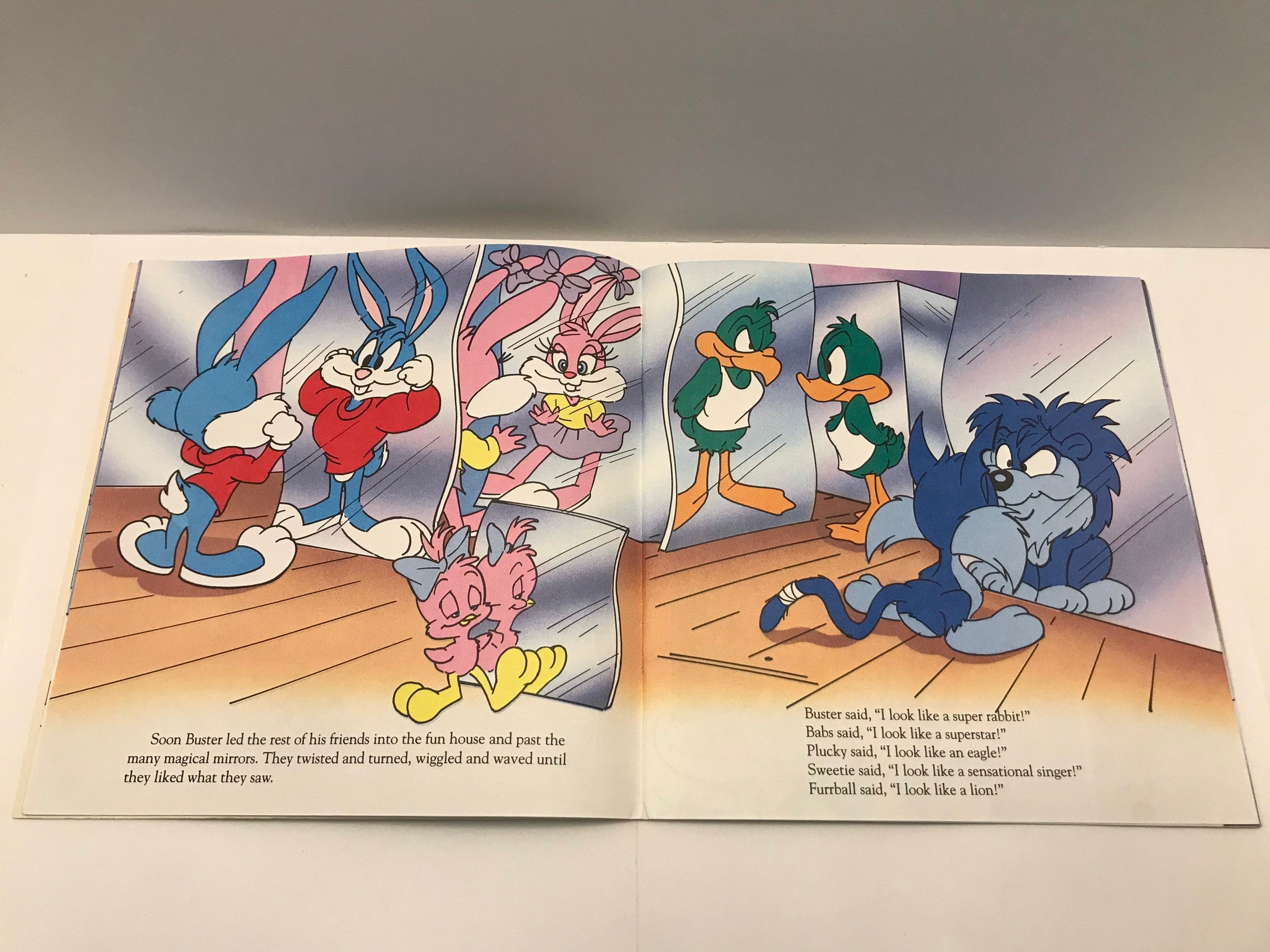 Vintage 1990 Tiny Toon Adventures Lost in the Fun House Paperback ...