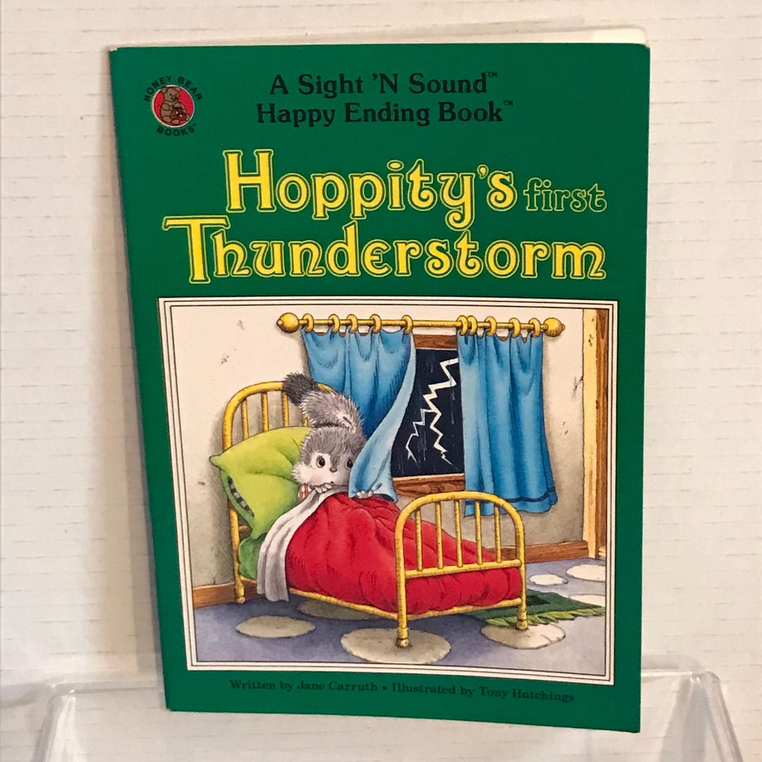 1985 Hoppity’s First Thunderstorm Paperback Children's Book Honey Bear ...