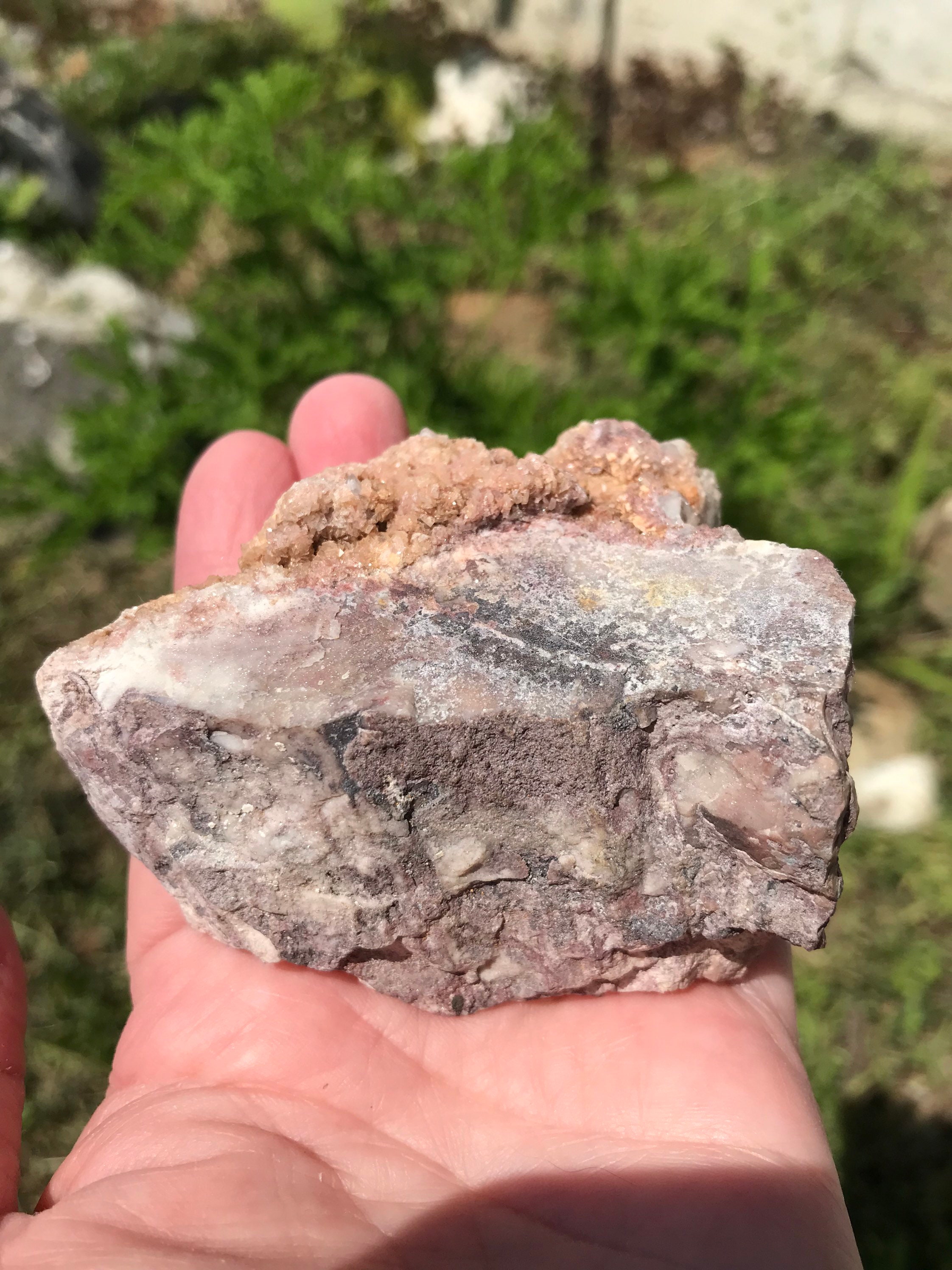 Alunite Trigonal Sulfate Crystal Cluster From Montoni Livorno Italy ...