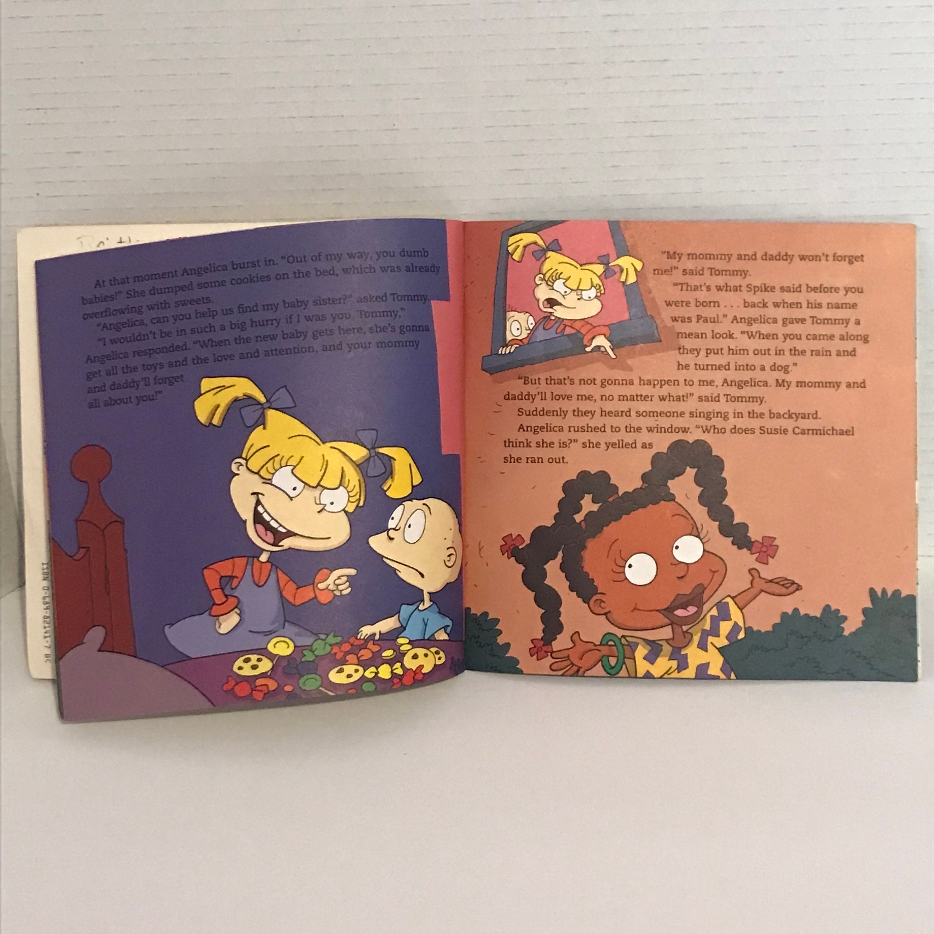 Vintage 1998 Nickelodeon Rugrats Tommys New Playmate Paperback Children ...
