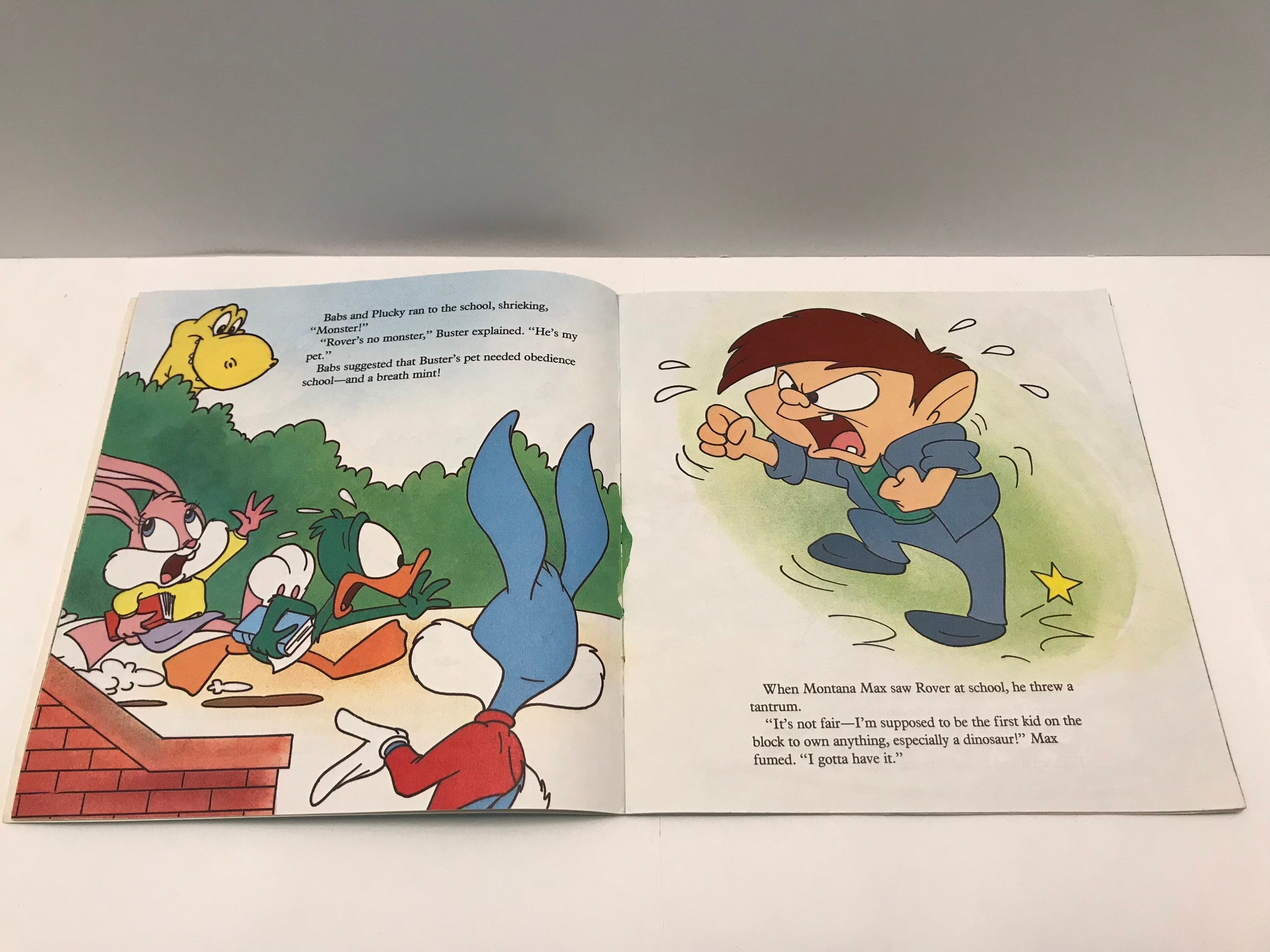 Vintage 1990 Tiny Toon Adventures Rock ‘N Roar Paperback Children’s ...