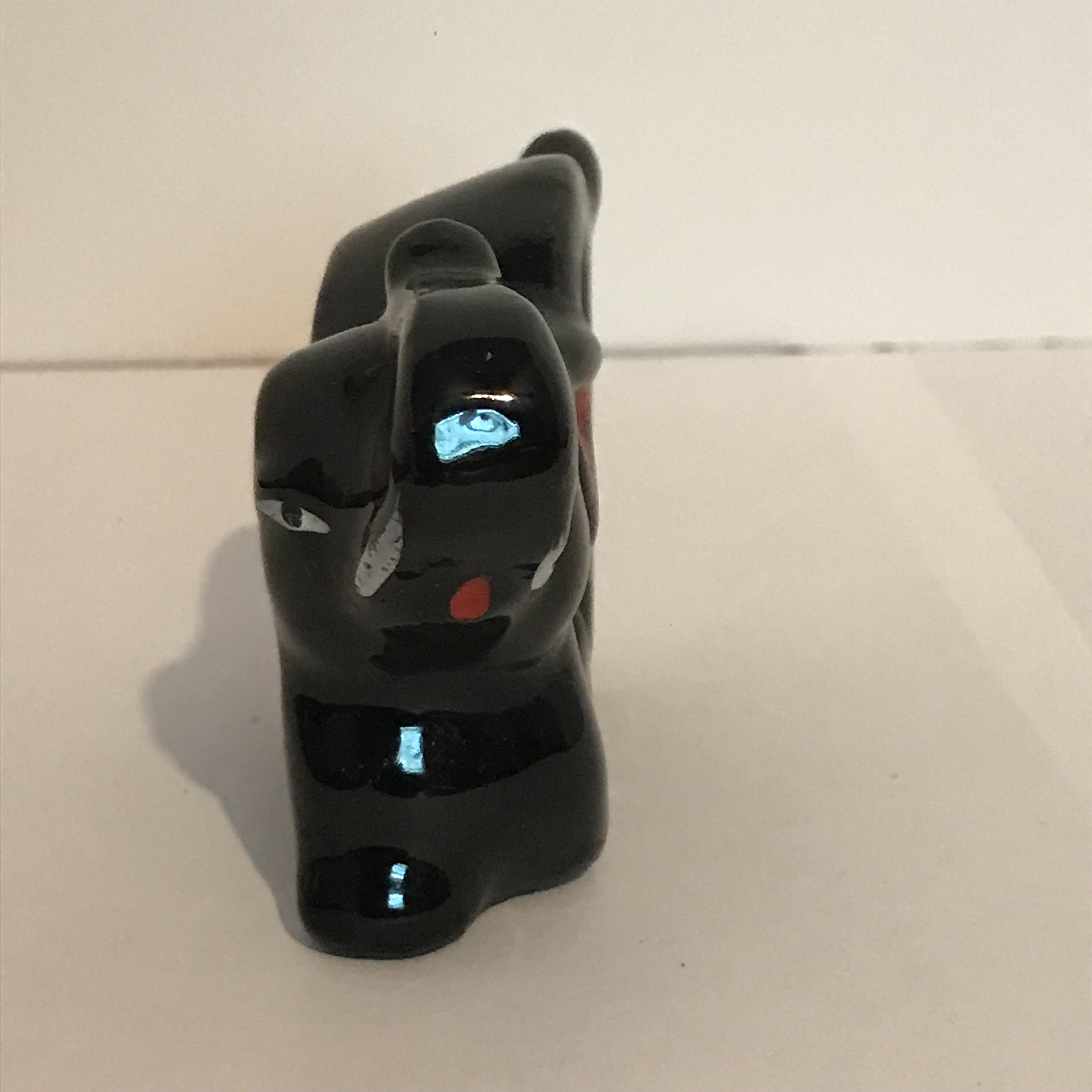 Vintage Black Elephant Redware Ashtray Japan Shafford - Etsy