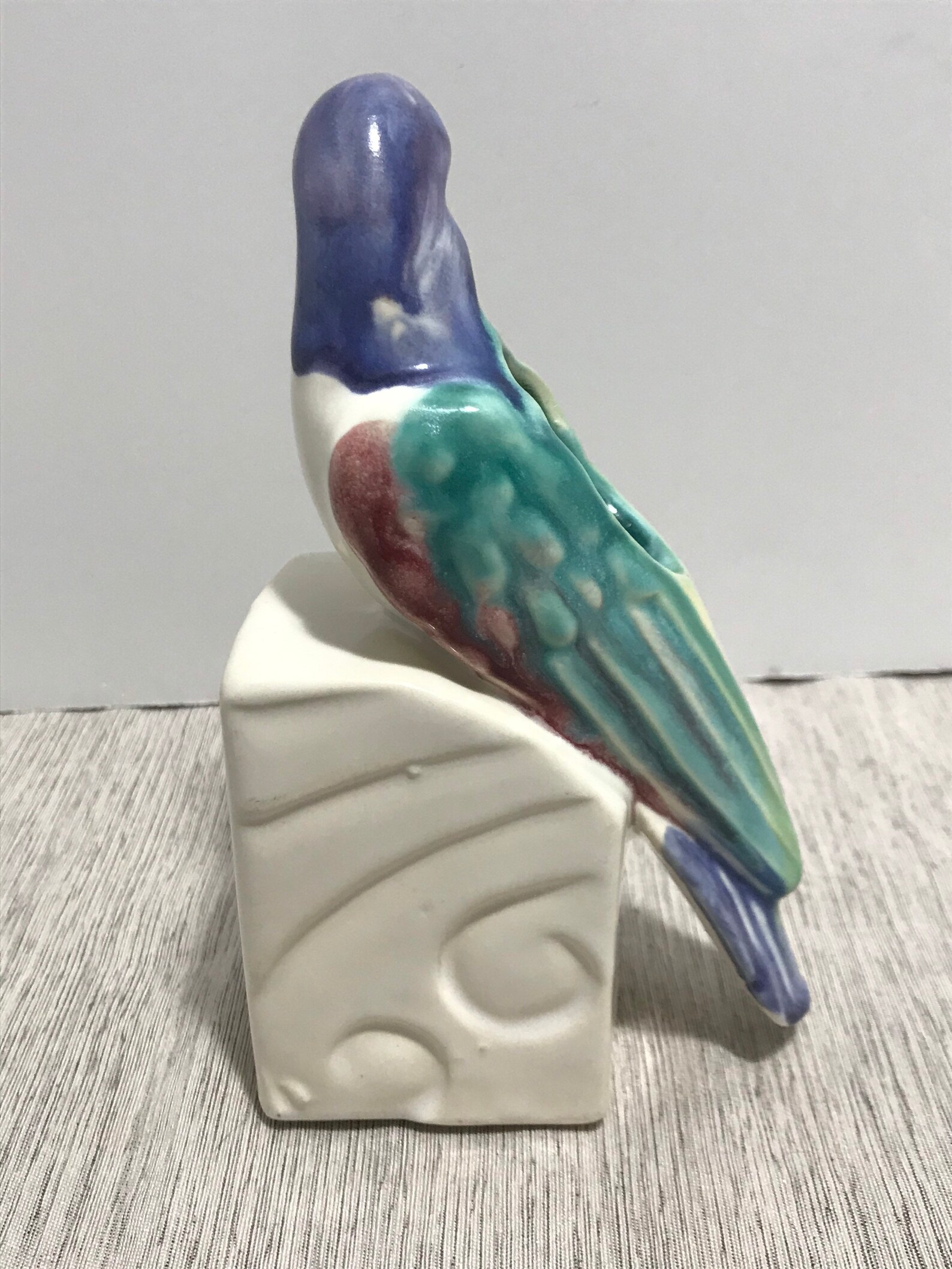Vintage Morton Pottery Parrot Bird Planter - Etsy