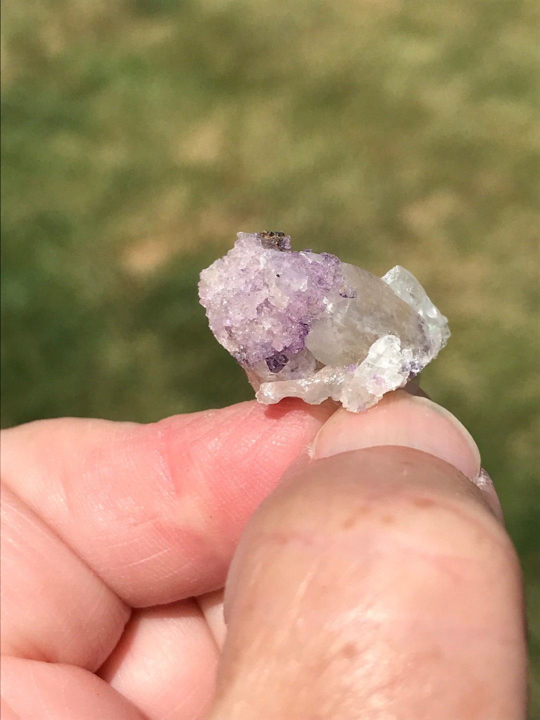 Fluorite Calcite Sphalerite Thumbnail Mineral Specimen From Tri States ...