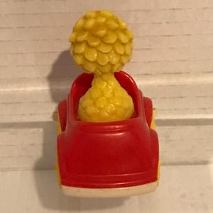 Vintage 1980s Tyco Preschool Big Bird Driving A Car Toy Sesame Street ...