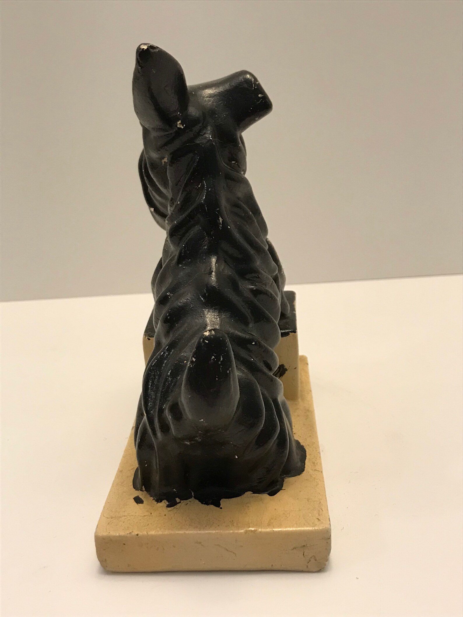 Vintage Chalkware Scottish Terrier Dog Puppy Single Bookend - Etsy
