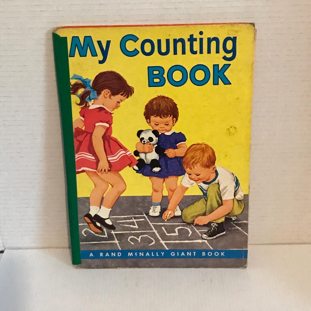 Vintage 1960 My Counting Book Hardcover Children’s Book Rand Mcnally ...