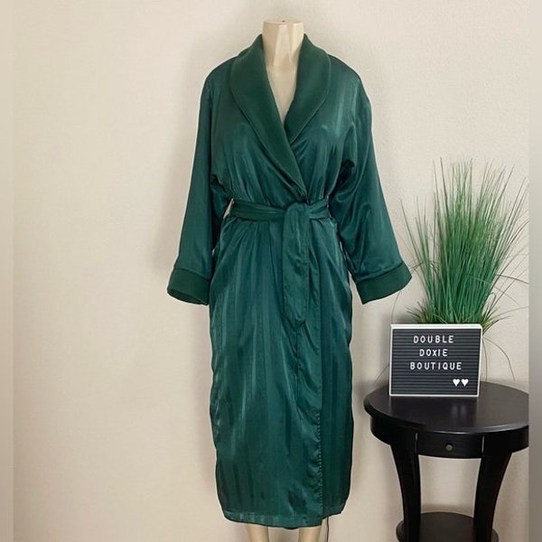 Womens Fleece Lined Satin Robe - Etsy
