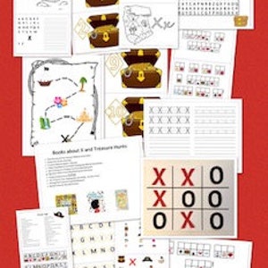 X is for X Marks the Spot Activity Booklet - Etsy