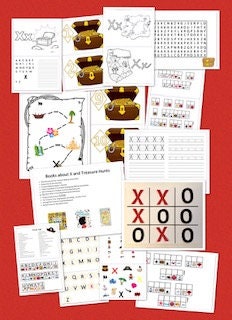 X is for X Marks the Spot Activity Booklet - Etsy
