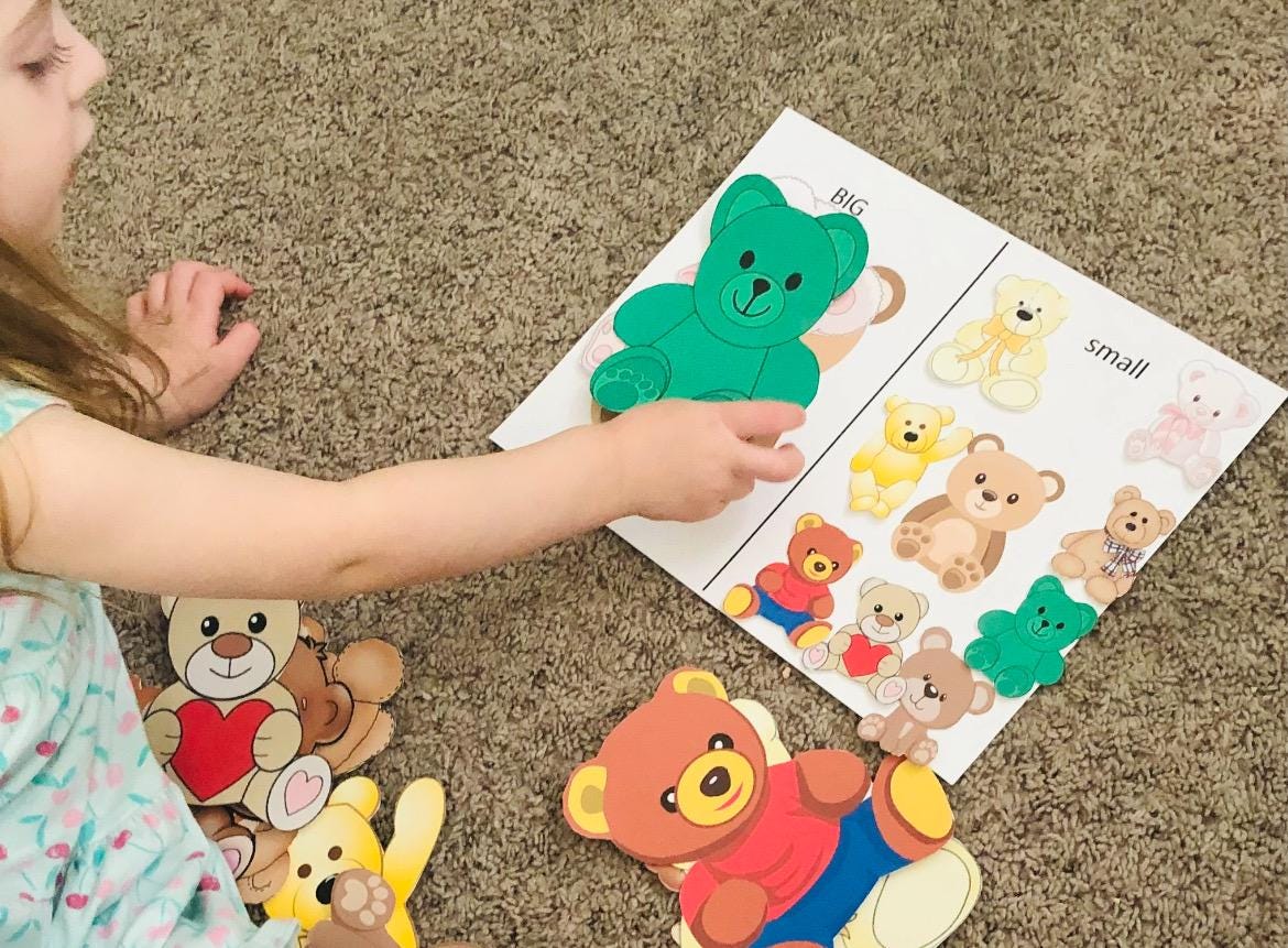 B is for Bear Activity Booklet - Etsy