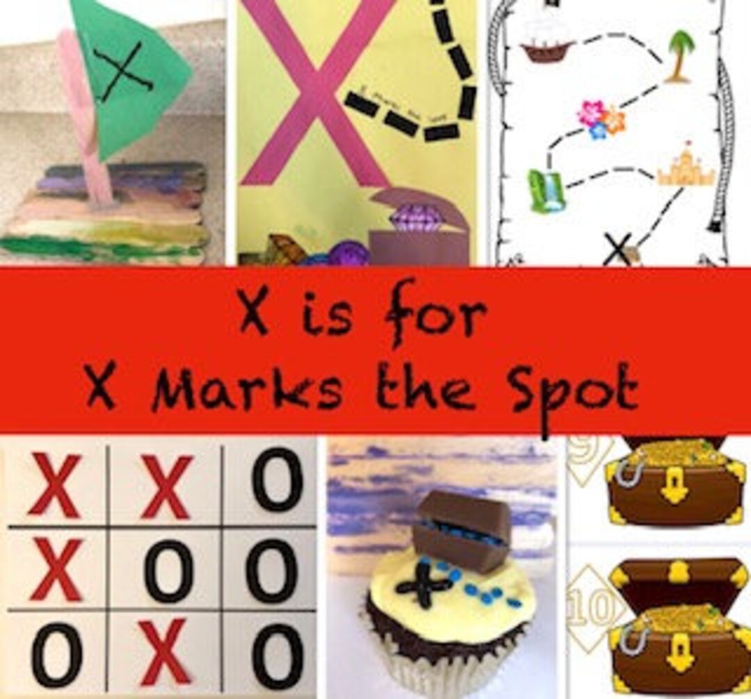 X is for X Marks the Spot Activity Booklet - Etsy