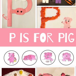 P is for Pig Activity Booklet - Etsy