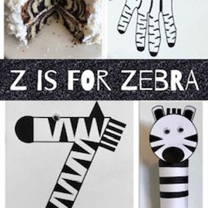 Z If for Zebra Activity Booklet - Etsy