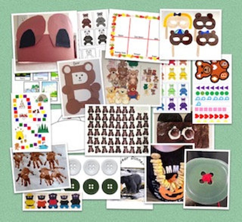 B is for Bear Activity Booklet - Etsy
