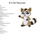 R is for Raccoon Activity Booklet - Etsy