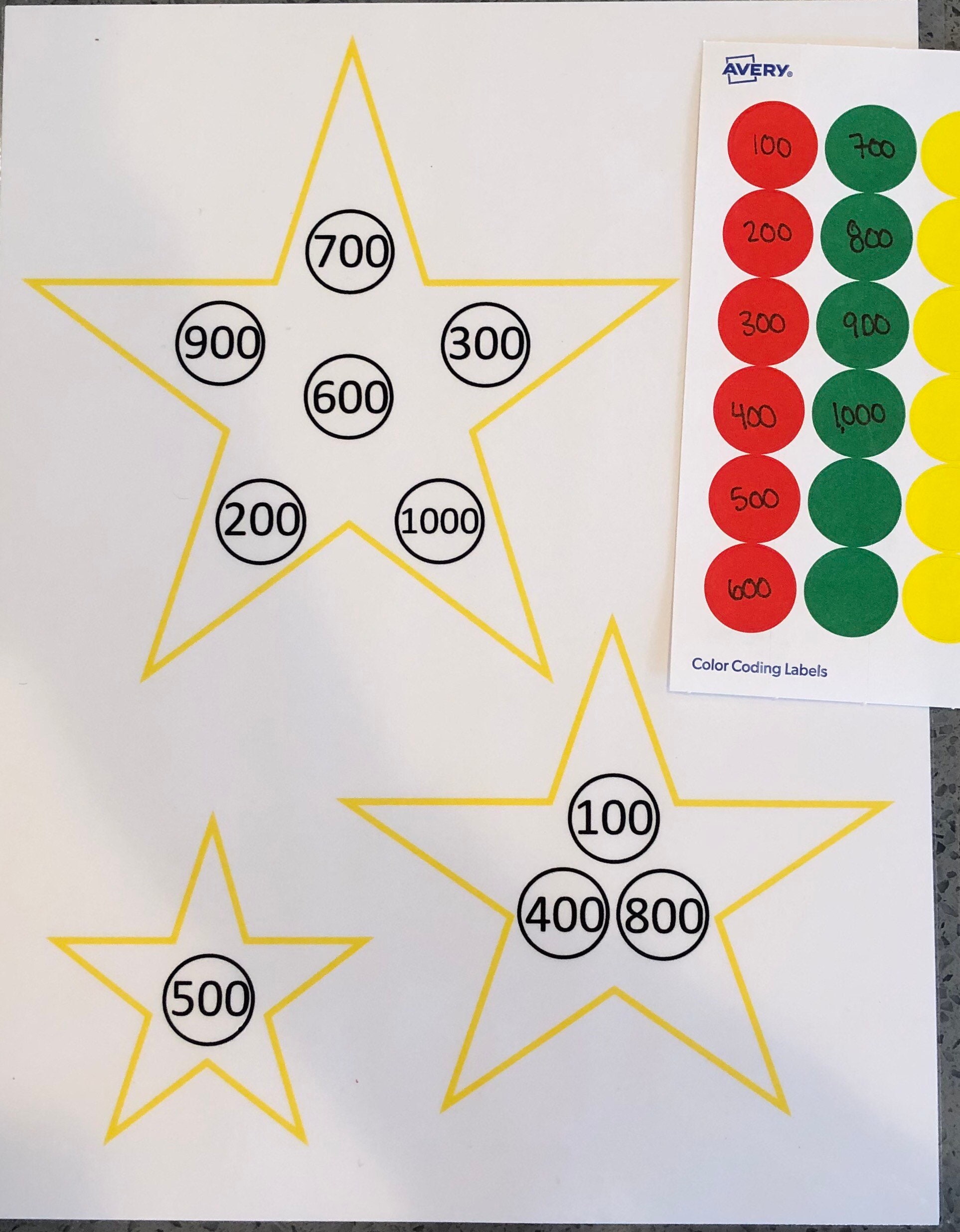 Dot Sticker Educational Worksheets - Etsy