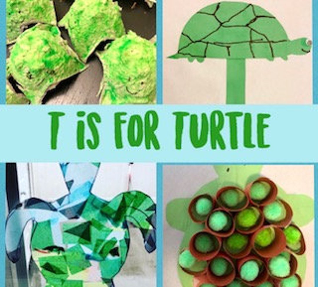 T is for Turtle Activity Booklet - Etsy