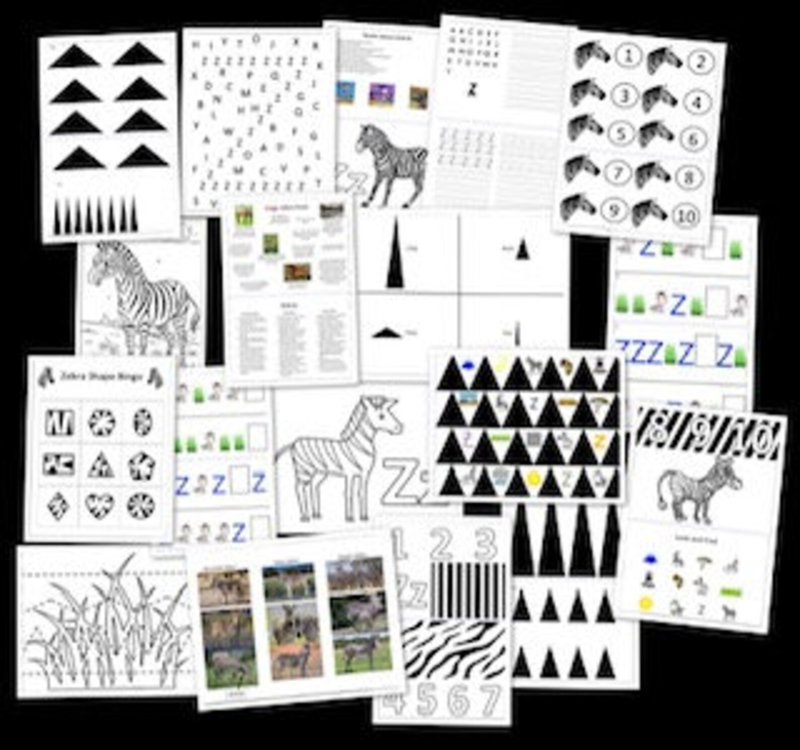 Z If for Zebra Activity Booklet - Etsy