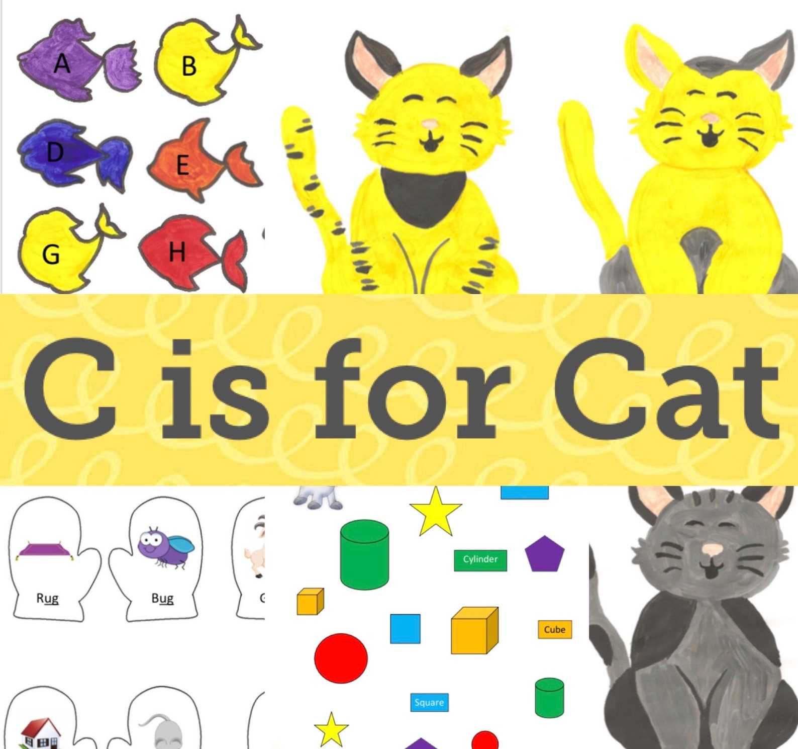 C is for Cat Activity Booklet - Etsy