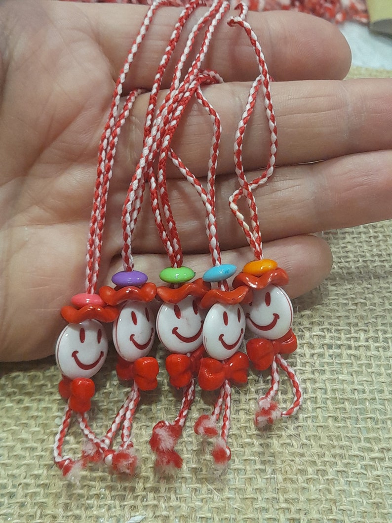 5 Martenisas Bracelet Martenitsa Bulgarian Marteniza Baba Marta Day ...