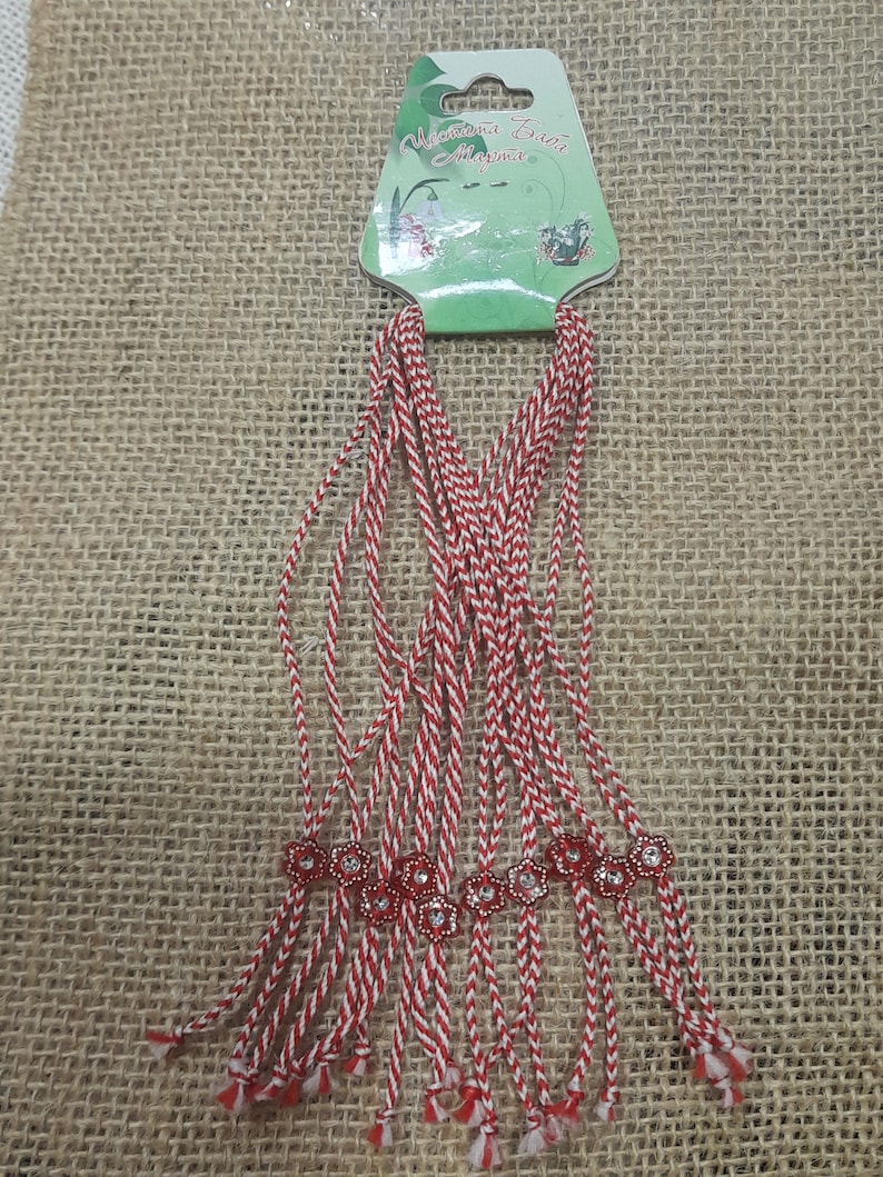 10 Martenisas Bracelet Martenitsa Bulgarian Marteniza Baba Marta Day ...