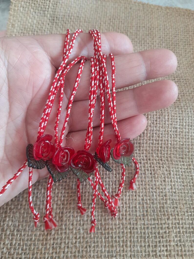 5 Martenisas Bracelet Martenitsa Bulgarian Marteniza Baba Marta Day ...