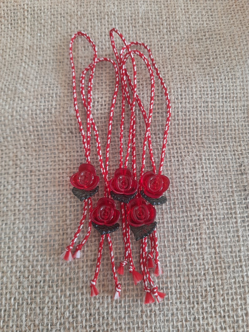 5 Martenisas Bracelet Martenitsa Bulgarian Marteniza Baba Marta Day ...