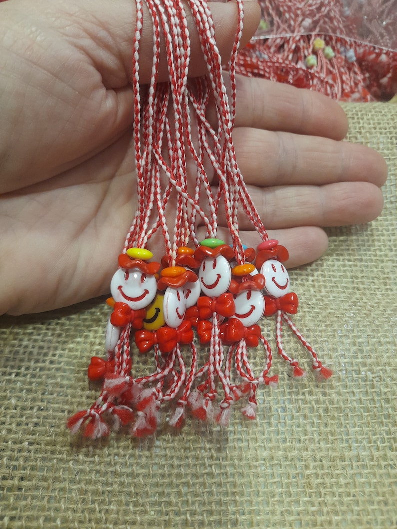 5 Martenisas Bracelet Martenitsa Bulgarian Marteniza Baba Marta Day ...