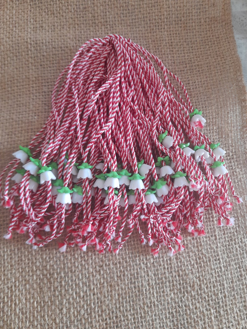 5 Martenisas Bracelet Martenitsa Bulgarian Marteniza Baba Marta Day ...