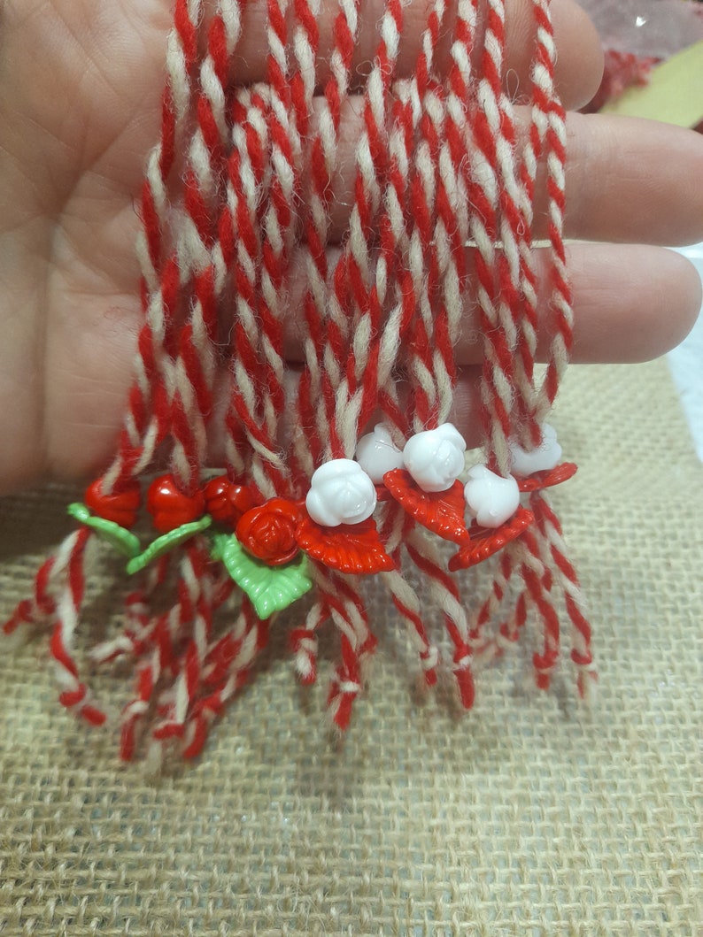 5 Martenisas Bracelet Martenitsa Bulgarian Marteniza Baba Marta Day ...