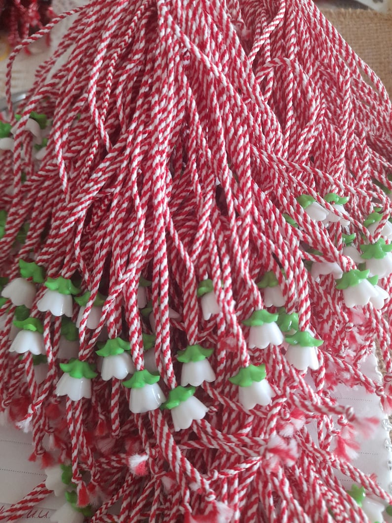 5 Martenisas Bracelet Martenitsa Bulgarian Marteniza Baba Marta Day ...