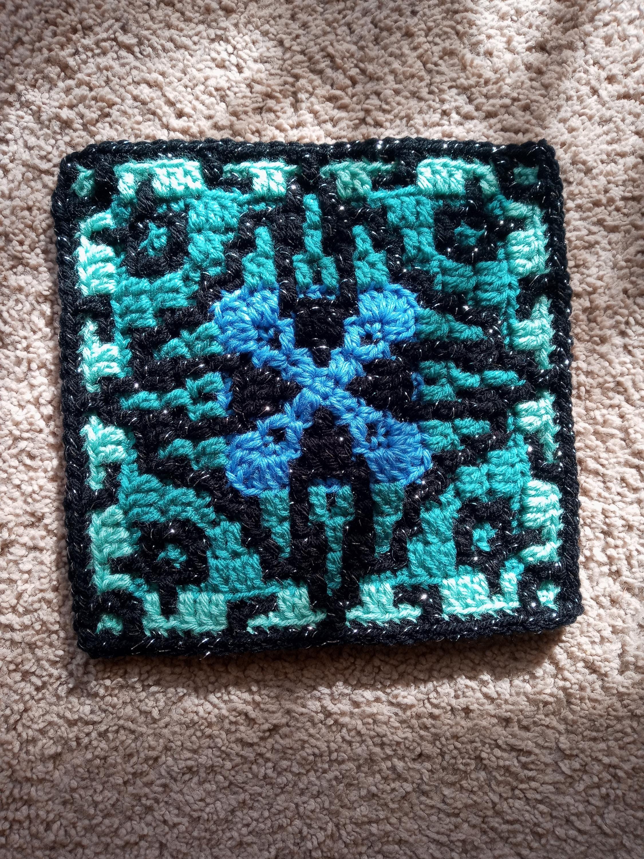 Scrap Yarn Kaleidoscope Mosaic Tiles Crochet Pattern - Etsy
