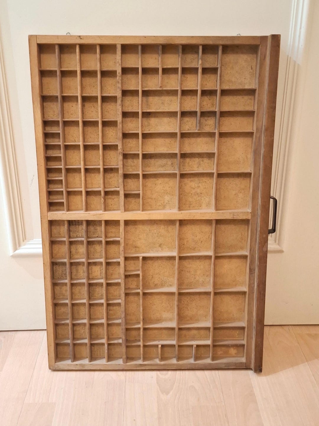 Antique 19th Century Vintage Letterpress Tray Curio Display Wall Decor ...