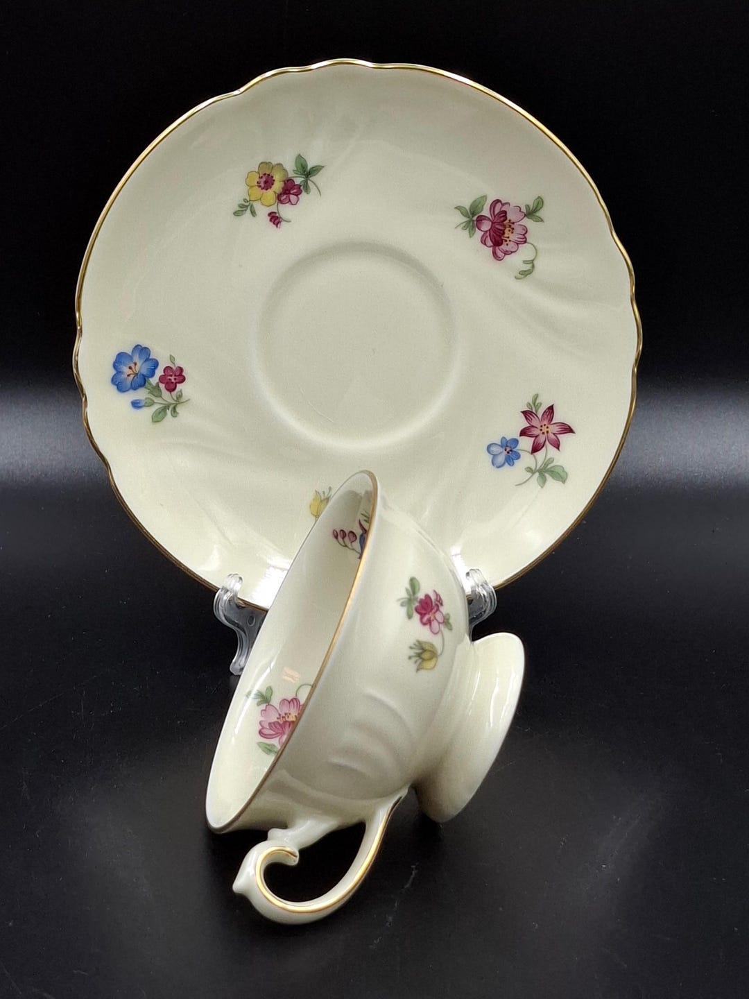 Gorgeous Thomas Pair Fine Bone China Coffee Сup Saucer Сolor of Baked ...