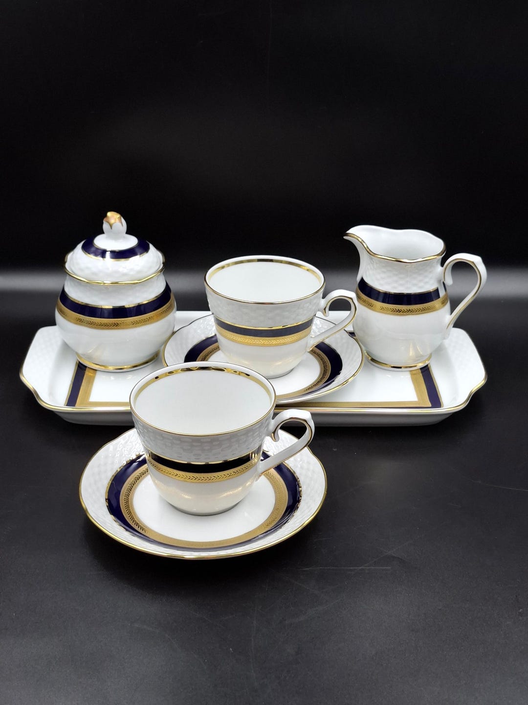 Vintage Winterling Set Coffee Tea Cup and Saucer Winterling Cobalt ...