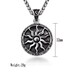Apollo Amulet Double Sided Stainless Steel Sun God Pendant Necklace ...