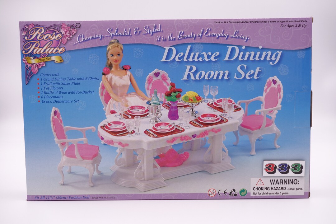 Rose Palace Deluxe Dining Room Set (no. 2612) - Etsy