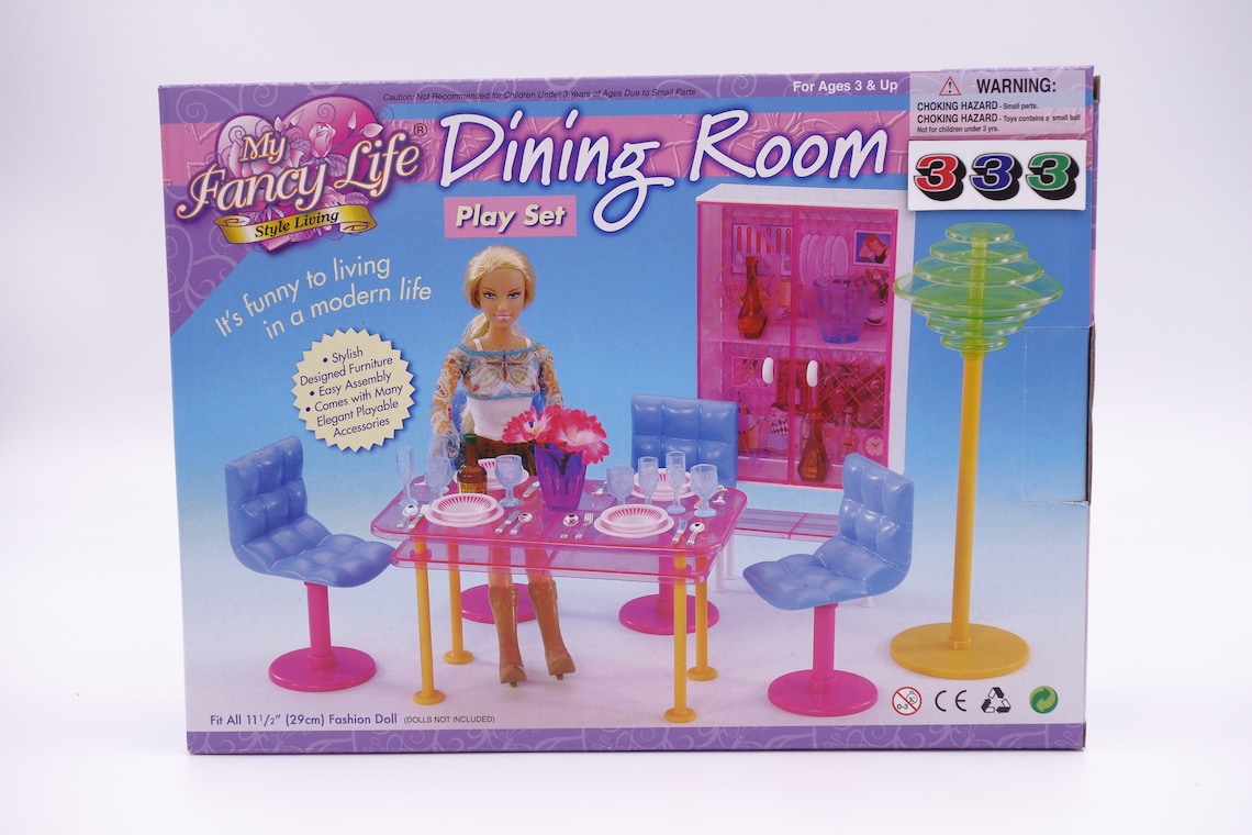 My Fancy Life Dining Room Play Set (no. 2912) - Etsy