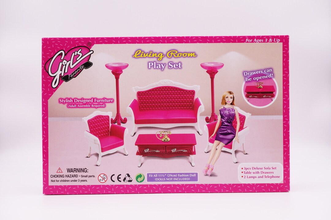 Girl's Favorite/gloria Living Room Play Set (no. 3017) - Etsy