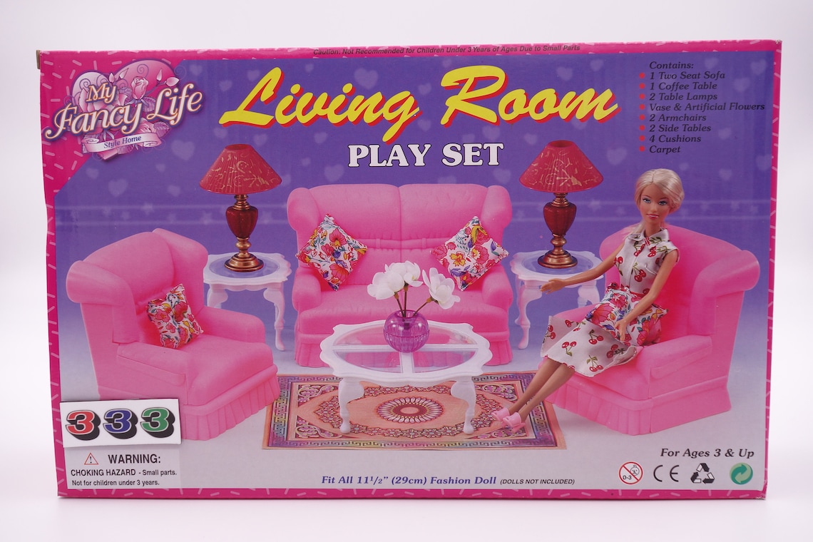 My Fancy Life Living Room Play Set (no. 9704) - Etsy